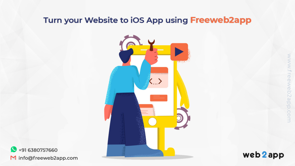 Turn your Website to iOS App using Freeweb2app | Website to iOS App
