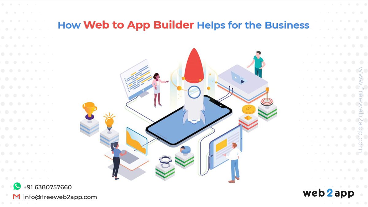 Web to App Builder Online to Launch your Business Mobile App
