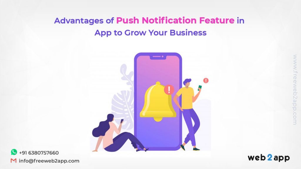 Advantages of Push Notification Feature in App to Grow Your Business