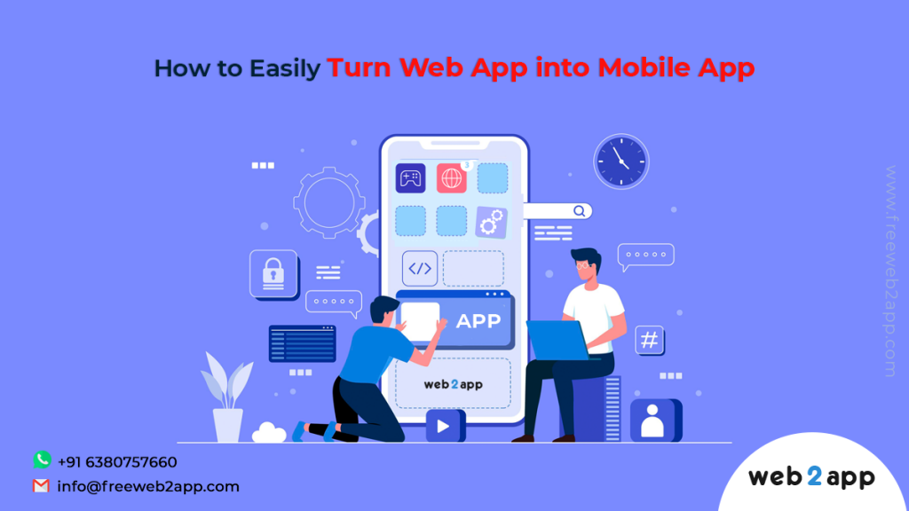 How to Easily Turn Web App into Mobile App | Freeweb2app
